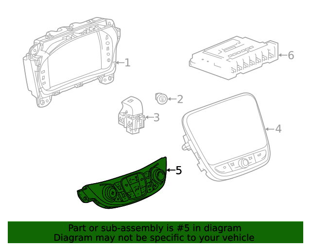 23413284 GM Heater Control | GM Parts Store