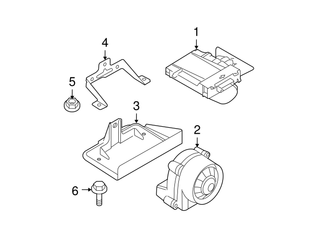 Genuine BMW 65-75-6-949-084 | Mount Plate Bracket | FREE Shipping on ...