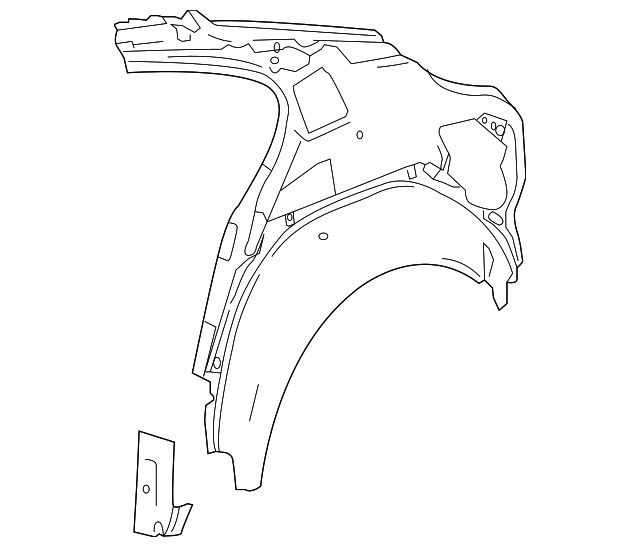 22859647 GM Driver Side Body Side Inner Panel | GM Parts Store