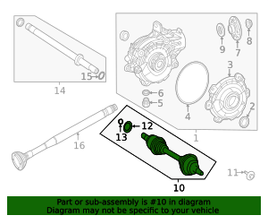 Drive Shaft 223-330-32-04 | Helms Bros Mercedes Parts