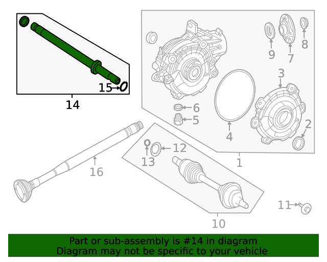223-330-26-03 - Intermediate Shaft 2021-2024 Mercedes-Benz | Mercedes ...