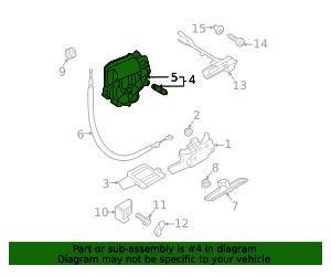 2018-2025 Volkswagen Pull Down Motor 3G0-827-887-C | OEM Parts Online
