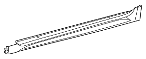 75852-12903 - Rocker Panel Guard 2019-2024 Toyota Corolla | Longo ...
