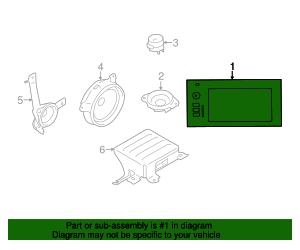 2013 Subaru BRZ Display Unit 86271CA620 | Subaru Parts Guys