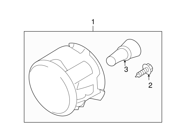 26150-8992B - Fog Lamp Assembly 2012 Nissan Versa | Nissan Parts ...