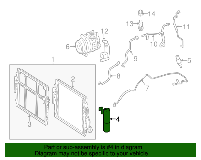 221-830-02-83 - Dehydrator 2006-2014 Mercedes-Benz | Mercedes-Benz USA ...