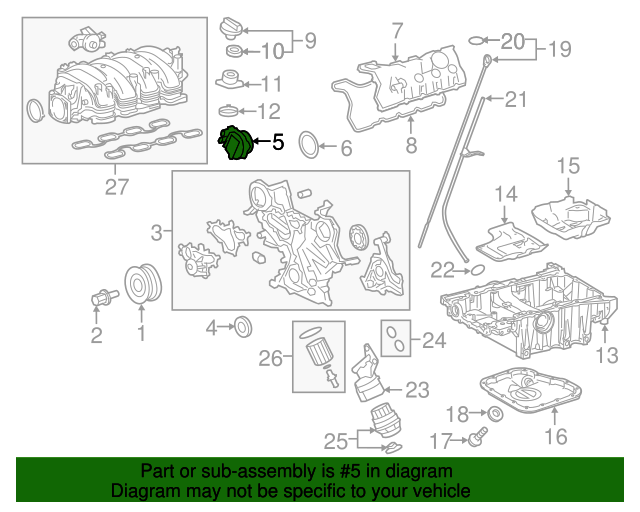 13090-38012 - Solenoid 2009-2016 Lexus | Lexus Parts Outlet