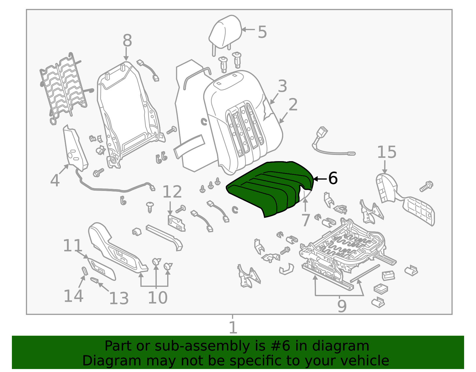 GBEF-88-111-02 - Cushion Cover 2018-2021 Mazda 6 | Florida Mazda Parts