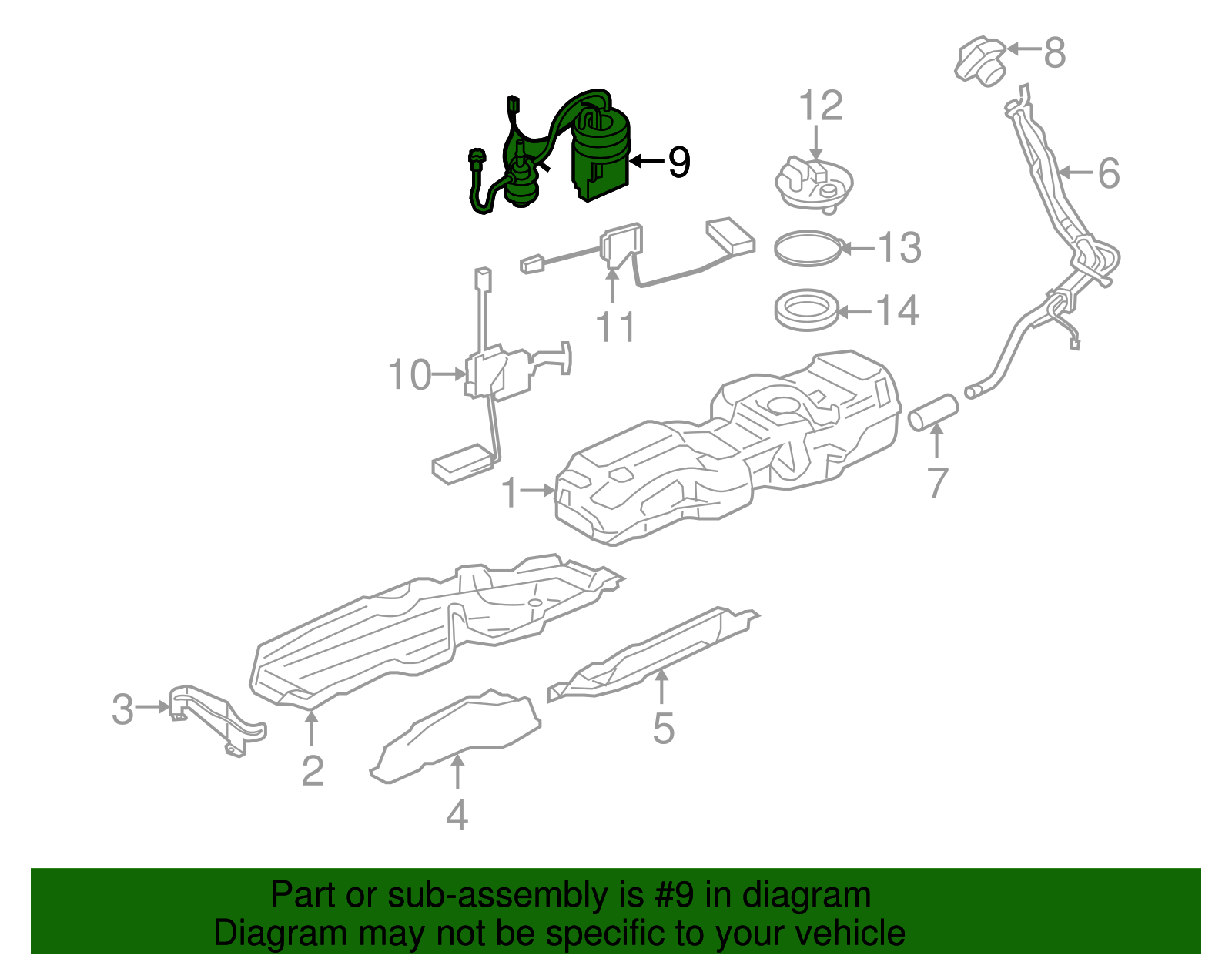 2006-2016 Land Rover Fuel Pump Assembly LR043385 | OEM Parts Online