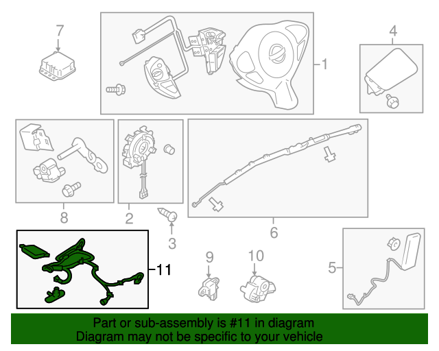 98856-3PT0A - Occupant Module - 2016 2017 Nissan Juke | World OEM Parts ...