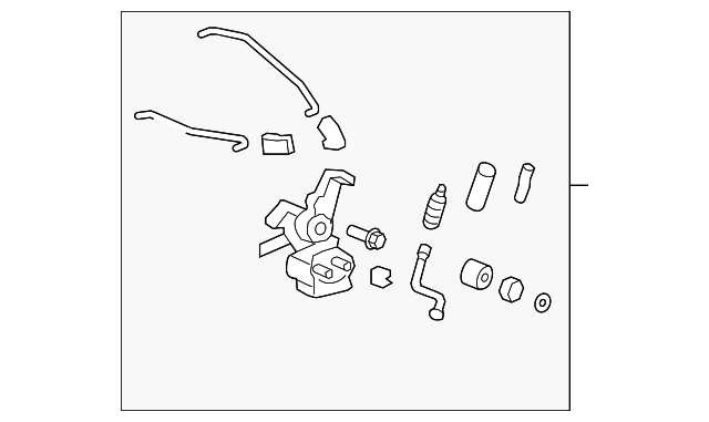 68732-SJC-A00 - Hinge 2006-2014 Honda Ridgeline | Honda Parts Online