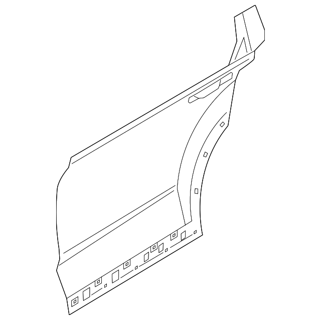 Genuine OEM Outer Panel Part# 77111-S8000 Fits 2020-2025 Hyundai ...