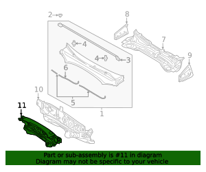 2020 Kia Telluride Insulator 84124-S9000 | TascaParts.com