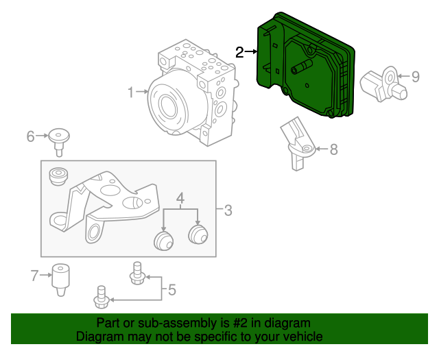 2014-2018 Ford Focus Control Module EV6Z-2C219-F | TascaParts.com