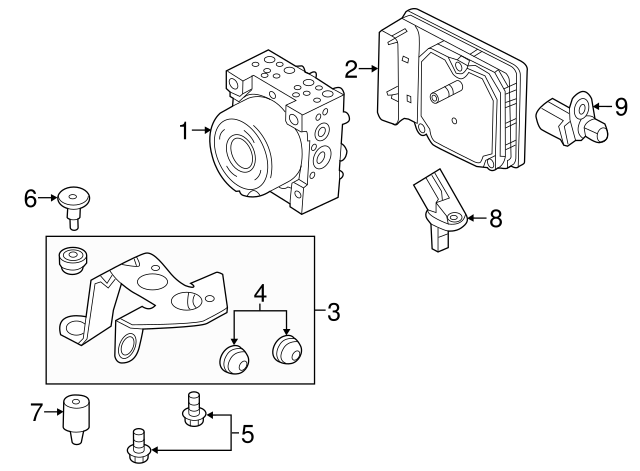 2014-2018 Ford Focus Control Module EV6Z-2C219-F | TascaParts.com