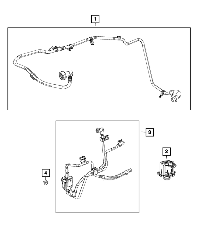 2012-2014 Fiat 500 Vacuum Harness 4627485AC | Mopar eStore