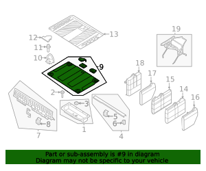 Mat - Floor M2DZ-7813046-F | QuirkParts
