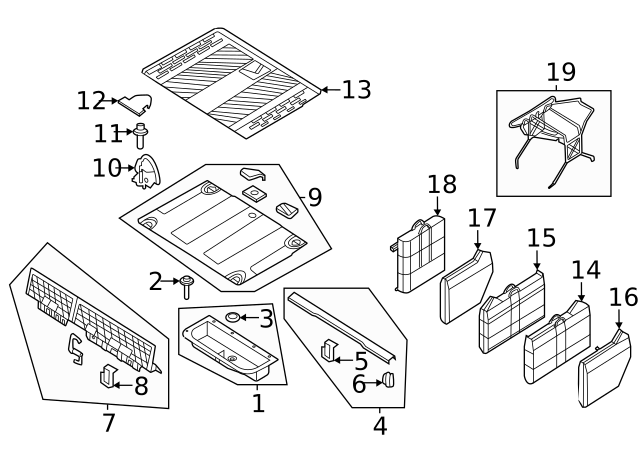 M2DZ-58047A74-BA - Cargo Area Liner With Bronco Logo 4-Door 2021-2024 ...