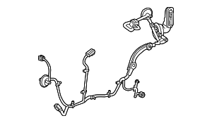 2017-2019 GM Rear Driver Side Door Wiring Harness 84290996 GM ...