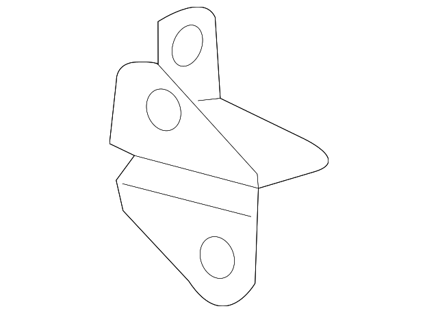 2014-2022 GM Rear Driver Side Door Lower Hinge 20986577 | GMPartsDirect.com