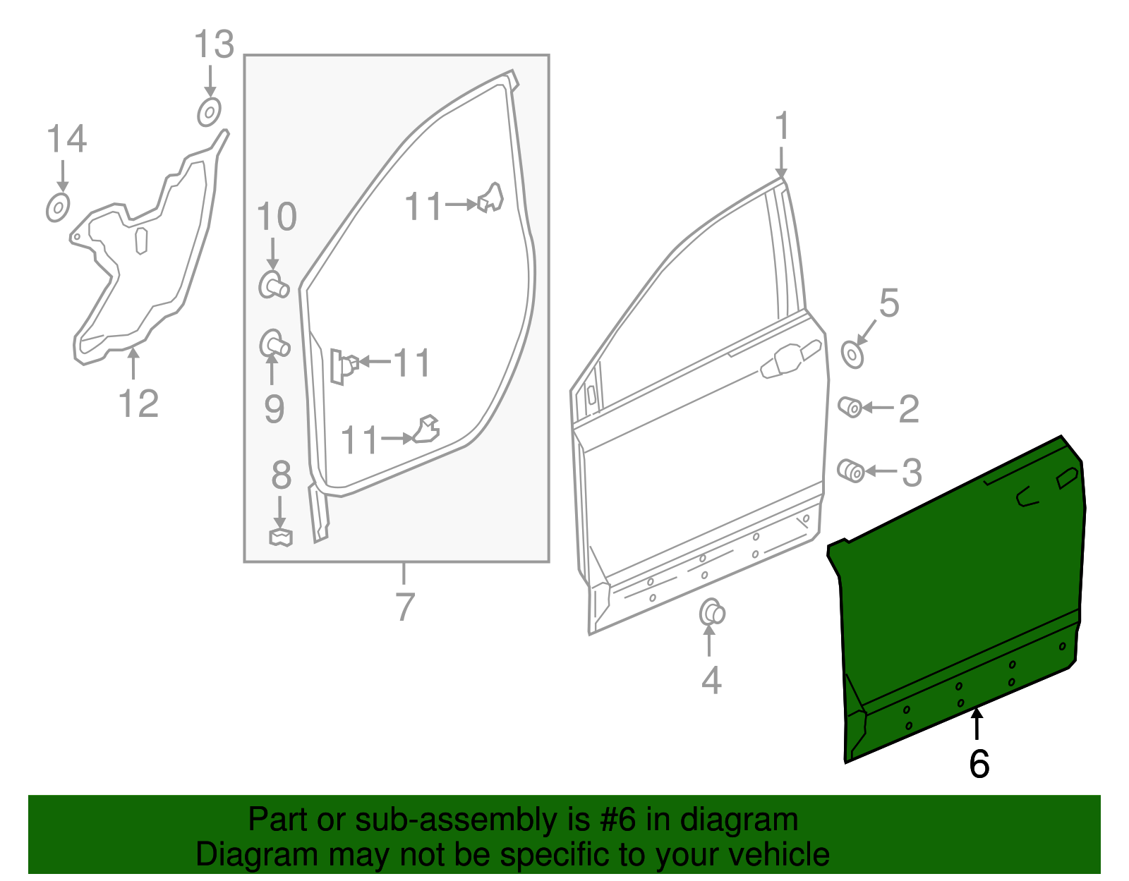 67111-TLA-A00ZZ - Outer Panel 2017-2022 Honda CR-V | Honda Parts Online