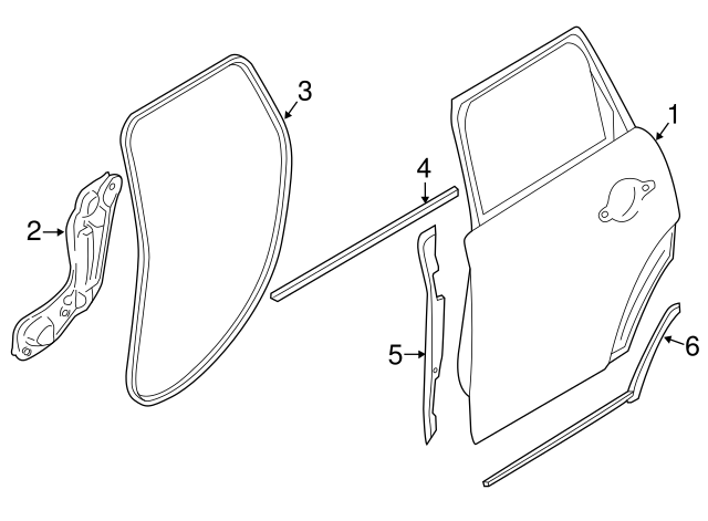 2015-2023 Mini Cooper Front Seal 51-76-7-322-457 | Mini Parts Direct
