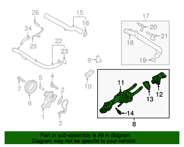 2017-2022 Genesis Control Assembly Coolant Temperature 25600-3L253 ...