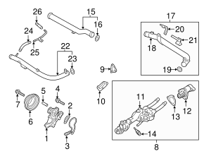 2017-2022 Genesis Control Assembly Coolant Temperature 25600-3L253 ...