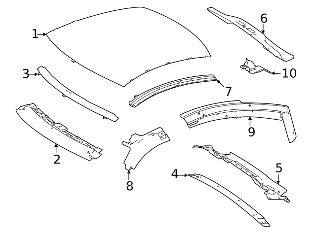 190-650-17-00 - Rear Frame 2016-2021 Mercedes-Benz | Mercedes-Benz USA ...