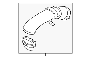 13717624210 - 2008-2014 BMW Intake Duct (13-71-7-624-210) | BMW of ...