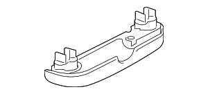 30740417 - Glasses Holder - Quartz - 2005-2018 Volvo | Volvo OEM Parts ...