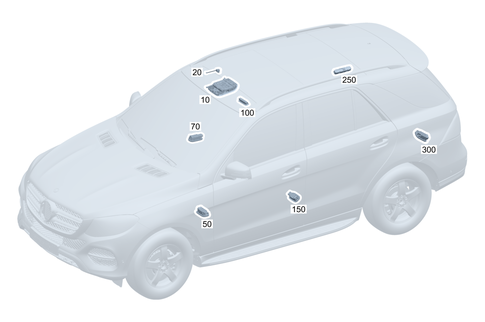 Interior Lamps/Sockets for 2025 Mercedes-Benz EQE SUV AMG | Mercedes ...