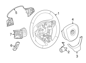 32337845947 - 2013-2016 BMW Steering Wheel (32-33-7-845-947) | BMW of ...