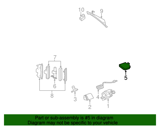2010-2017 GM Rear Liftgate Control Module 20837967 GM | GMPartsDirect.com