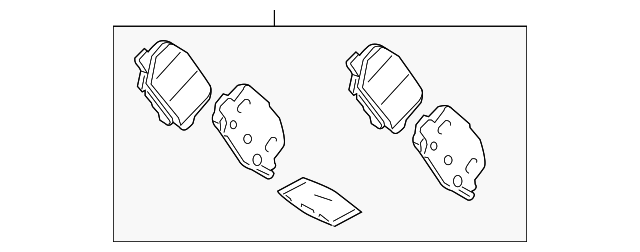 2022-2023 Mitsubishi Outlander Brake Pads 4605C466 | QuirkParts