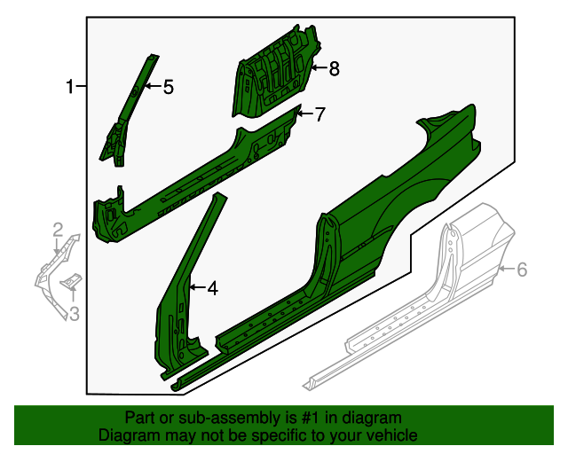 41357894538 - 2001-2006 BMW M3 Uniside Assembly (41-35-7-894-538) | BMW ...