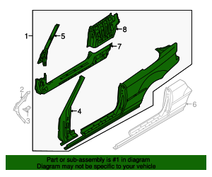 41357894538 - 2001-2006 BMW M3 Uniside Assembly (41-35-7-894-538) | BMW ...