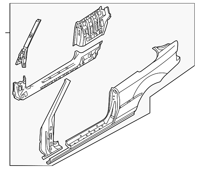 41357894538 - 2001-2006 BMW M3 Uniside Assembly (41-35-7-894-538) | BMW ...
