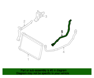 2006-2013 BMW HVAC Heater Hose 64-21-6-951-946 | BMW Parts Source
