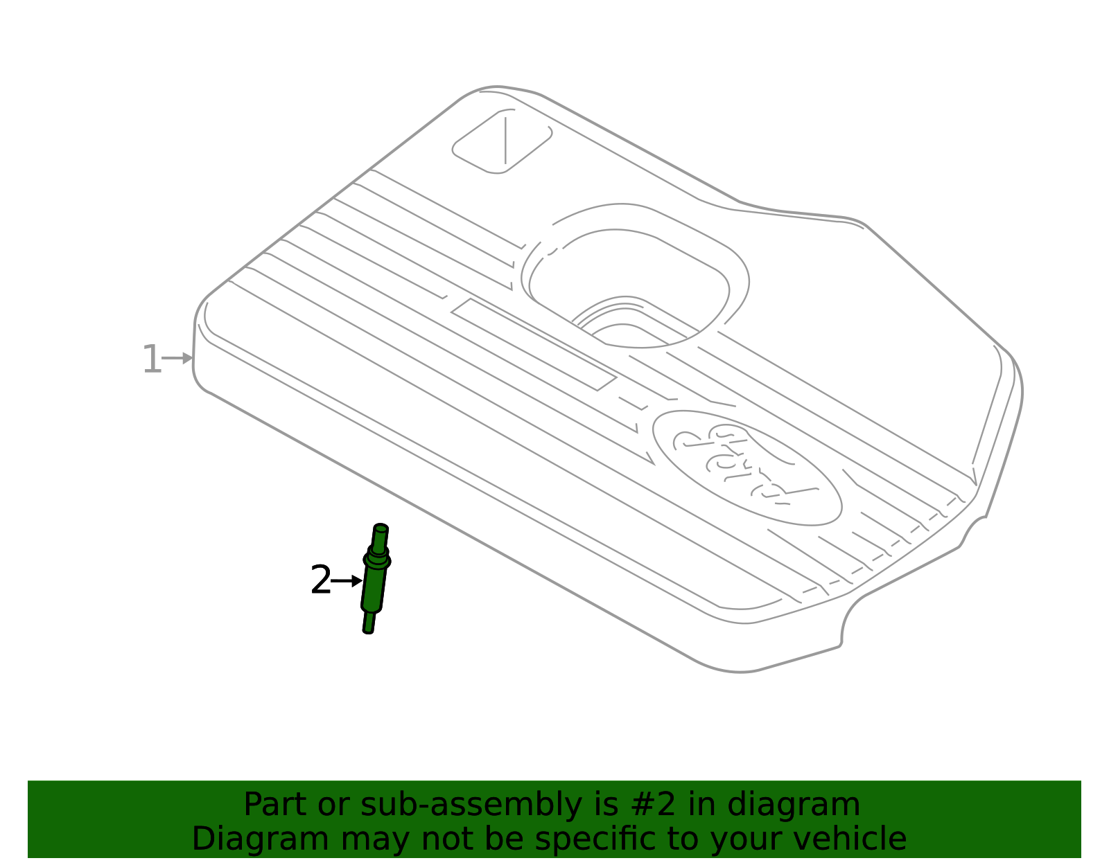 2019-2023 Ford Engine Cover Stud W714647-S450B | OEM Parts Online