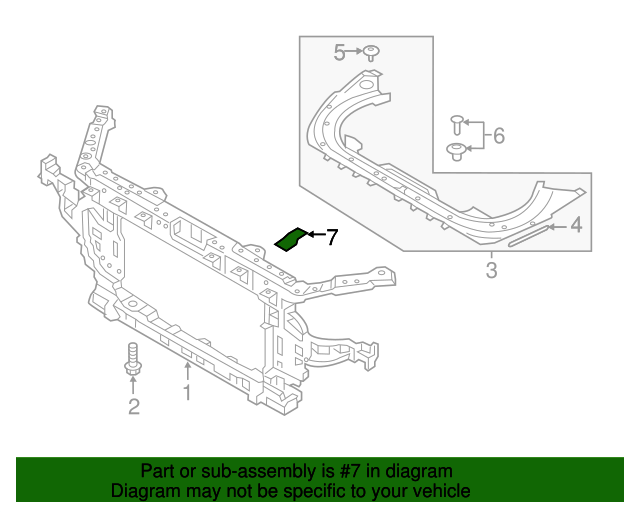 Genuine Bracket for 2017-2019 Genesis G90 | Part# 86576-D2000 | Hyundai ...