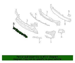 2015-2020 Mercedes-Benz Basic Carrier For Bumper 213-885-47-06 ...
