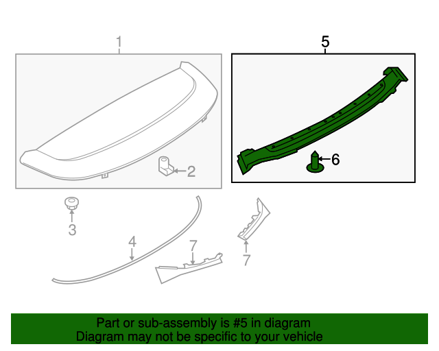 Genuine OEM Spoiler Kit Part# LR038606 Fits 2013-2022 Land Rover Range ...