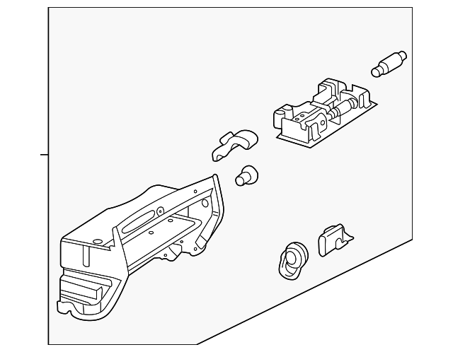 209-680-00-50 - Glove Box Frame - 2003-2009 Mercedes-Benz | World ...