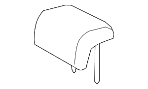 2016-2023 Toyota Tacoma Headrest, Center 71960-04062-C0 | Toyota Parts ...