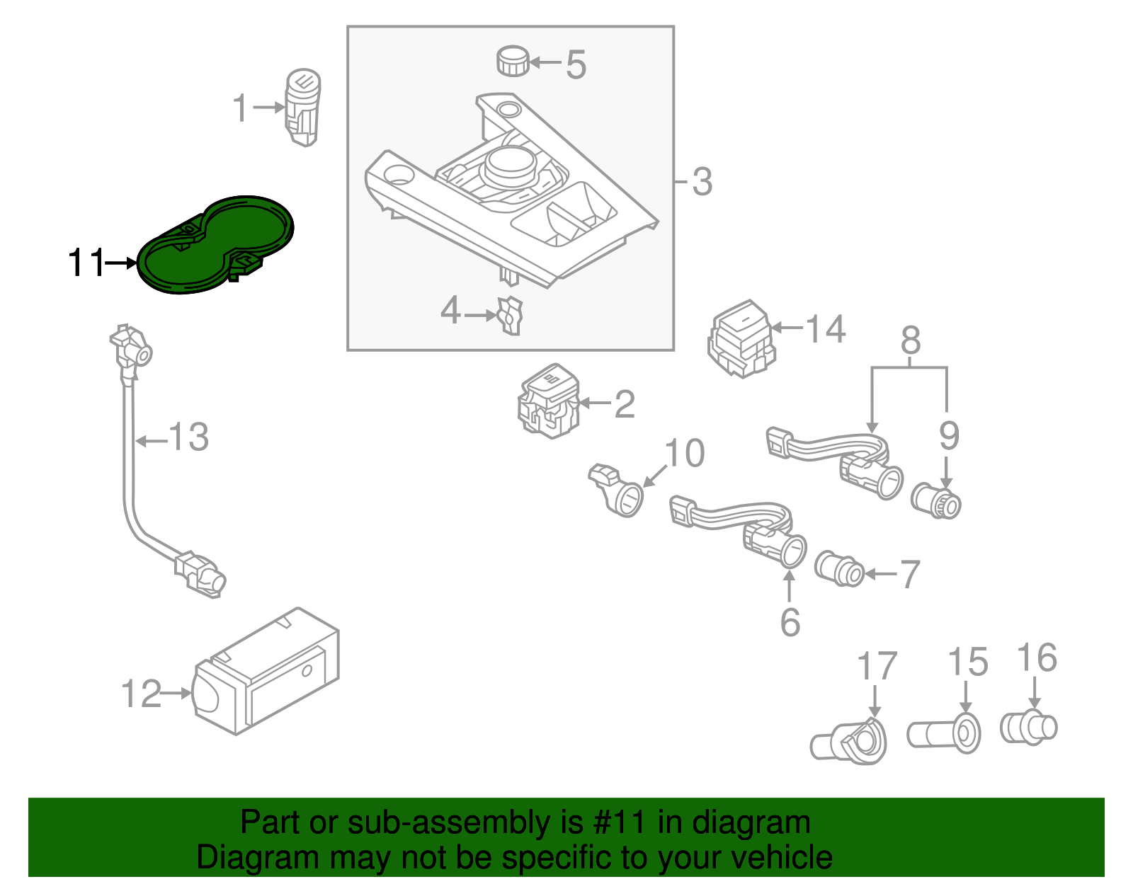 8V0-947-157-A - High-Quality Courtesy Light for 2015-2020 Audi ...