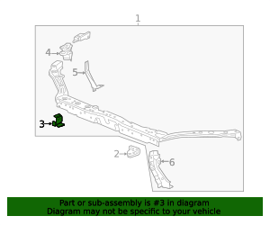 2013-2022 Buick Encore Driver Side Front End Upper Tie Bar Bracket ...