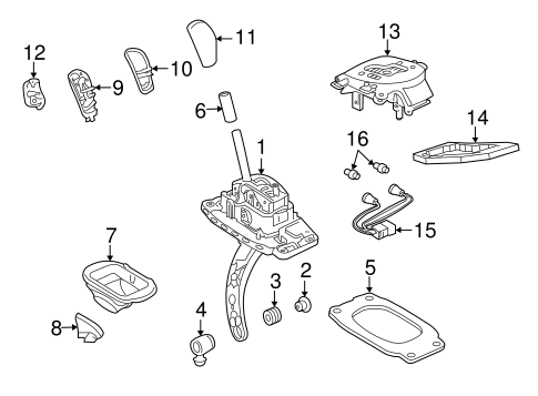 Center Console for 2013 Chevrolet Caprice | GMPartsDirect.com