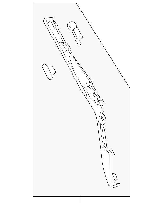 Genuine OEM Side Gate Trim Part# LR110836 Fits 2018-2023 Land Rover ...