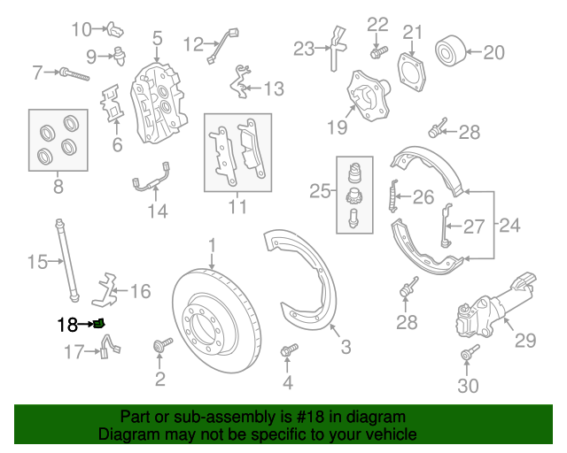 Brake Line Retainer Spring - Porsche (997-355-331-01) | Sunset Porsche ...